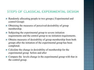 Experimental Design and its Types ppt | PPTX