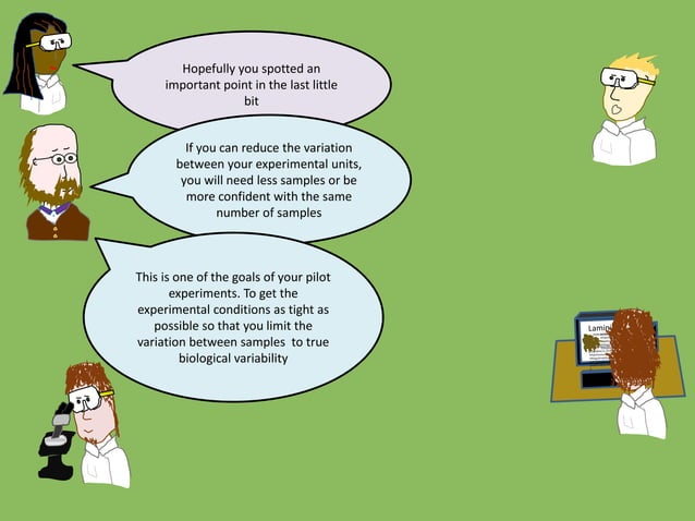 Experimental design cartoon part 5 sample size | PPT