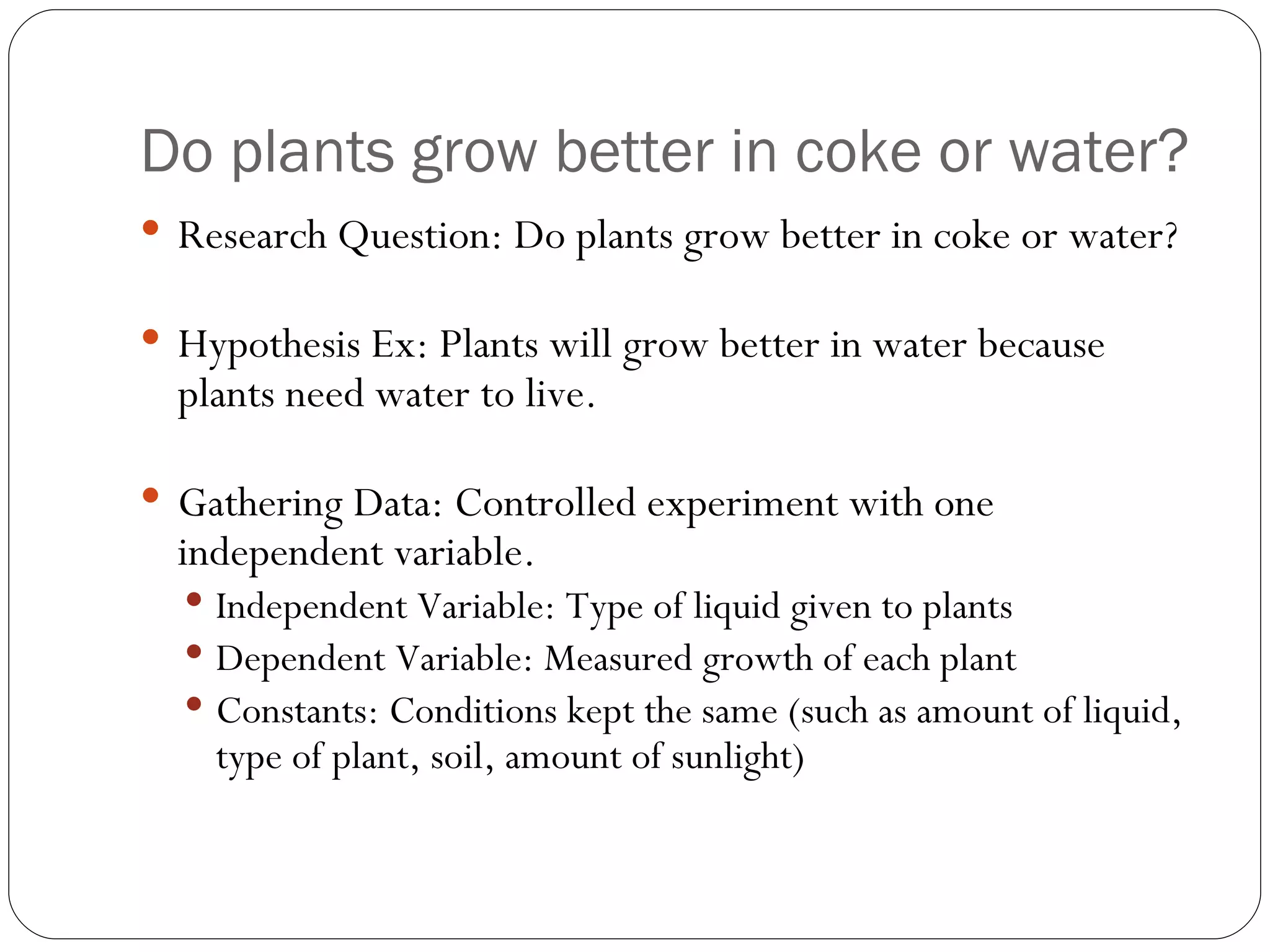 Experimental design presentation | PPT