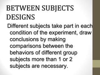 Experimental Design | PPT