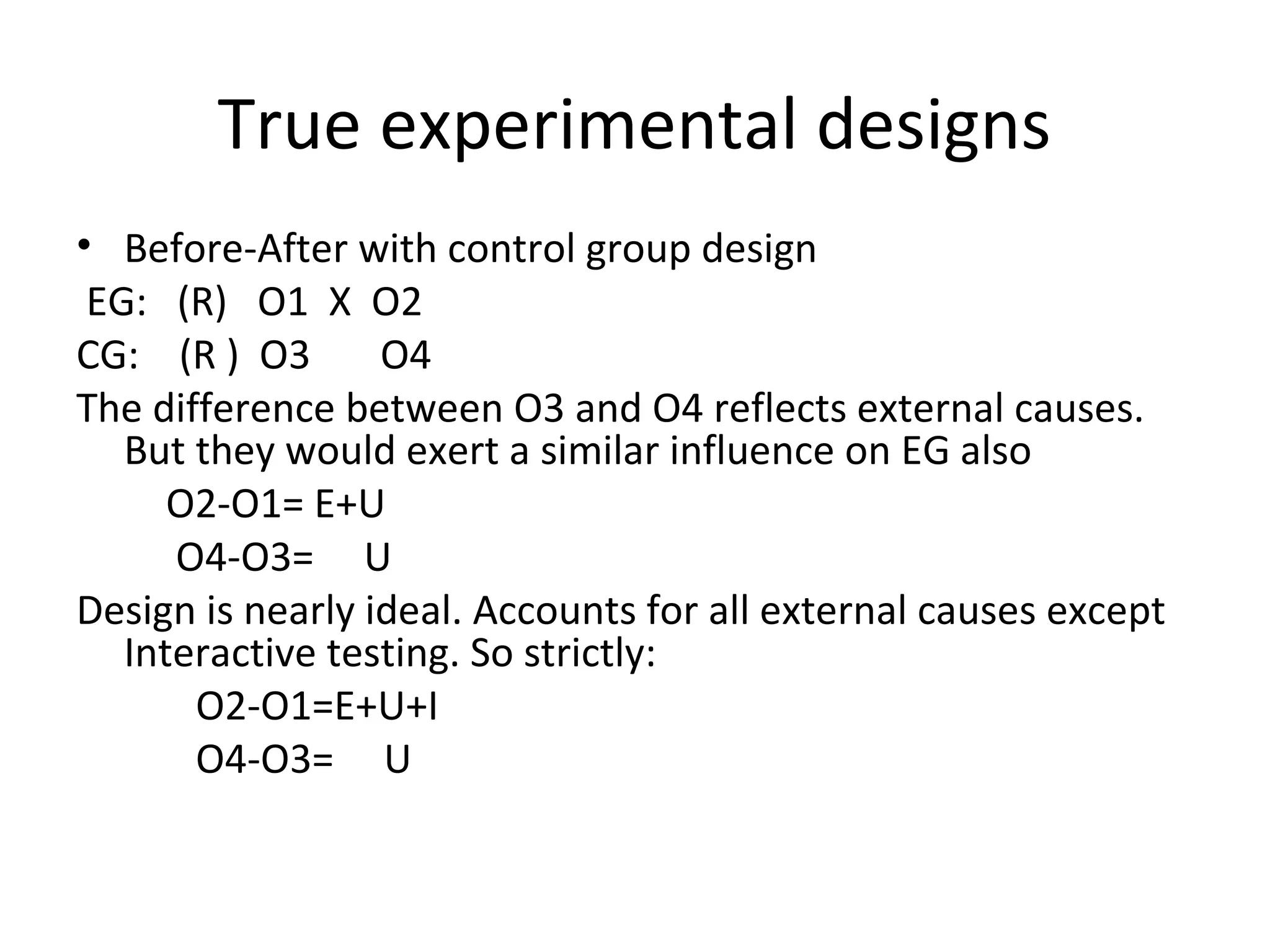 Experimental+designs | PPT