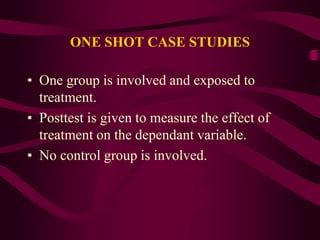 Experimental designs | PPT