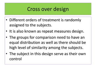Experimental design techniques | PPTX