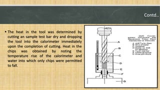 Experimental Determination of Tool-chip Interface Temperatures | PPTX