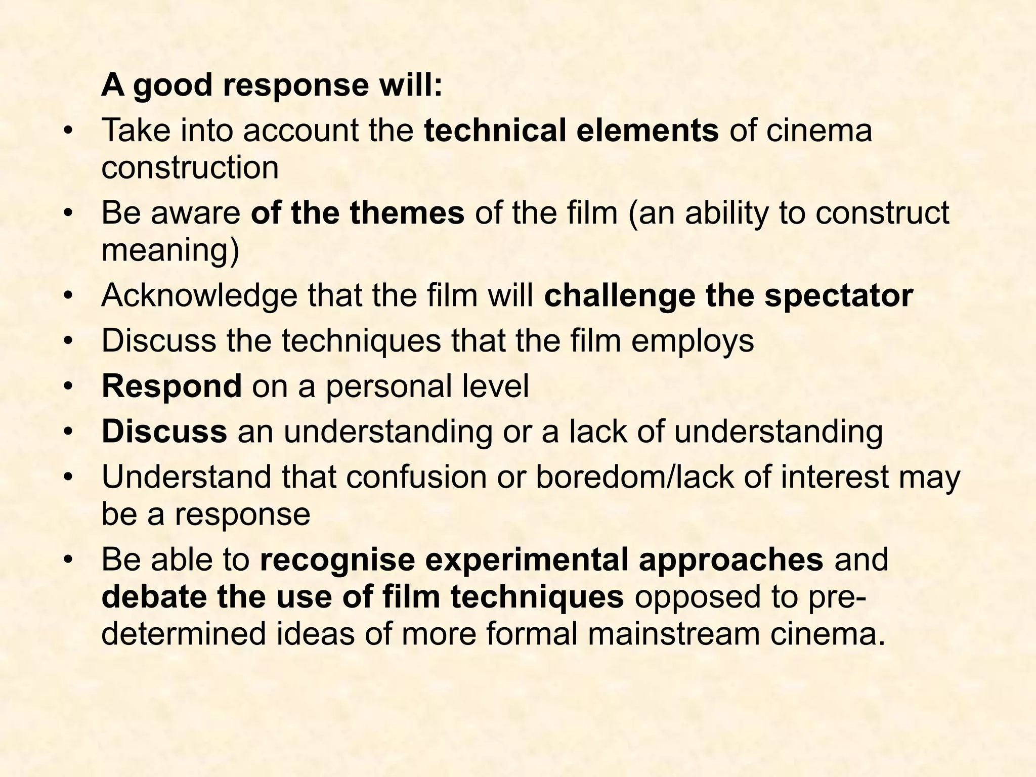 Experimental Film | PPT