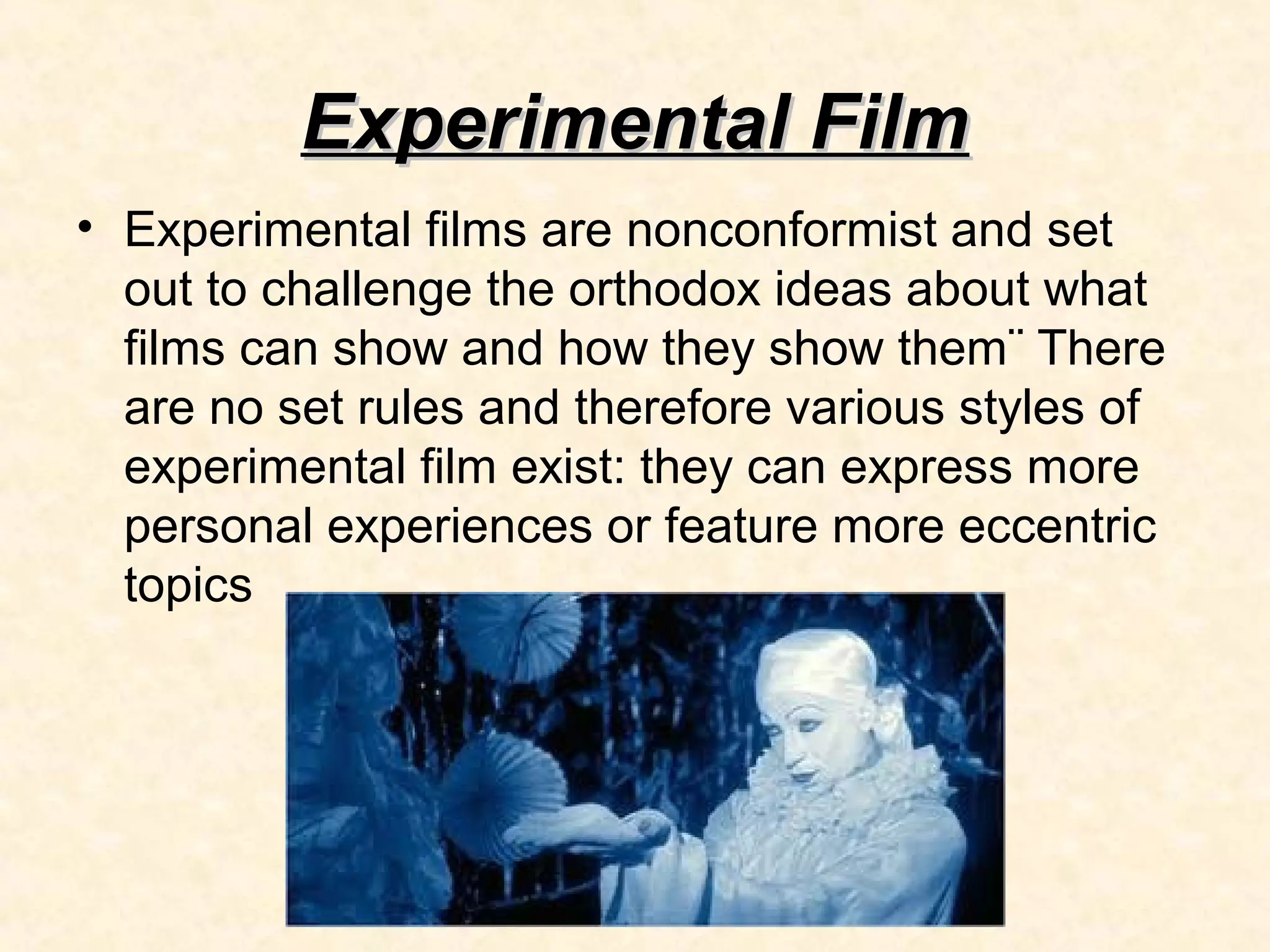 Experimental Film | PPT