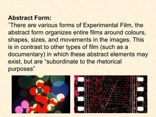 Experimental Film | PPT