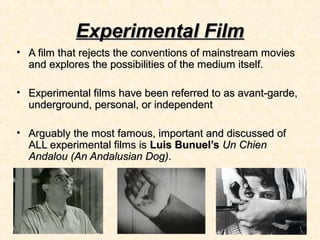 Experimental Film | PPT