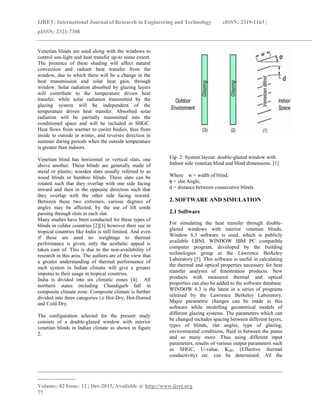 Experimental investigation of heat transfer through windows with ...