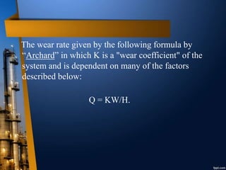 EXPERIMENTAL INVESTIGATION OF FRICTION COEFFICIENT AND WEAR RATE OF ...
