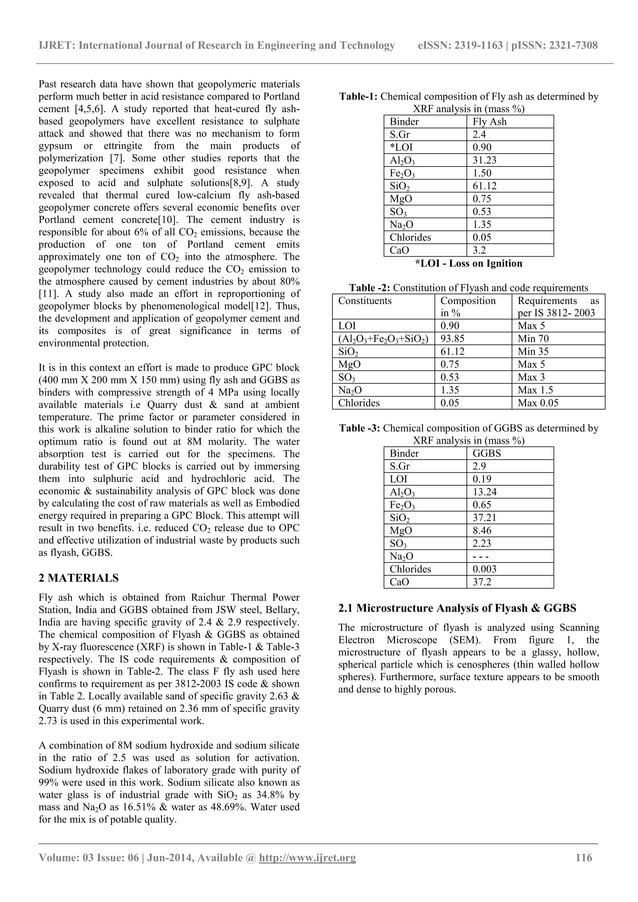 Experimental investigations on strength, durability, | PDF