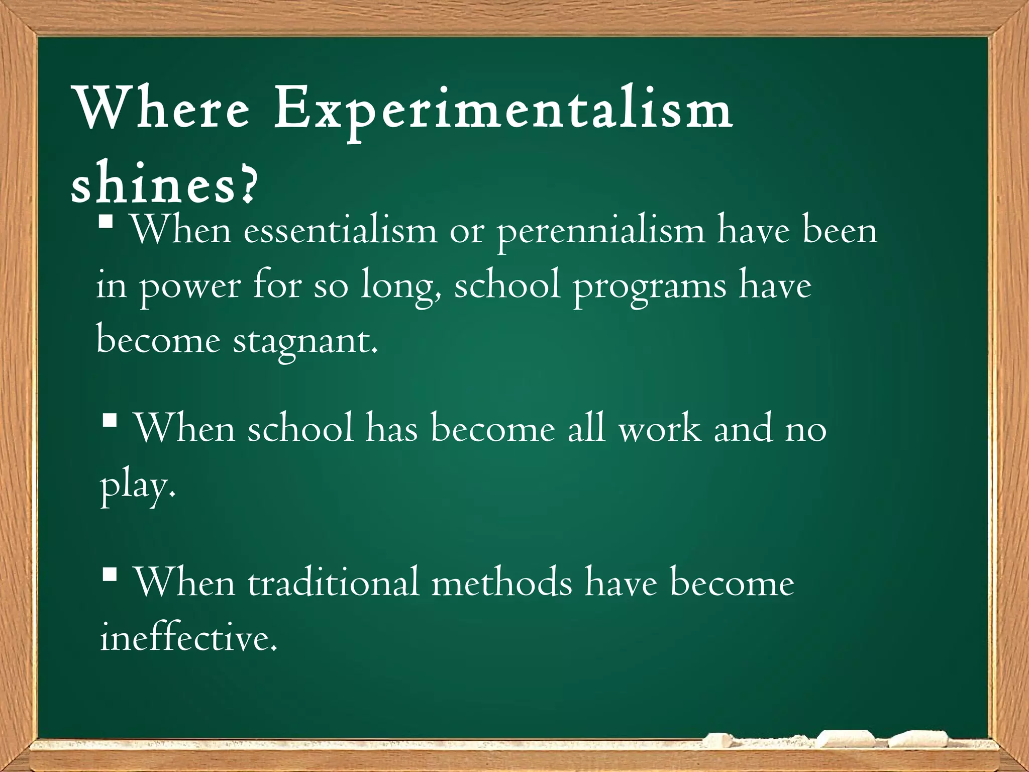 Experimentalism in Education | PPT