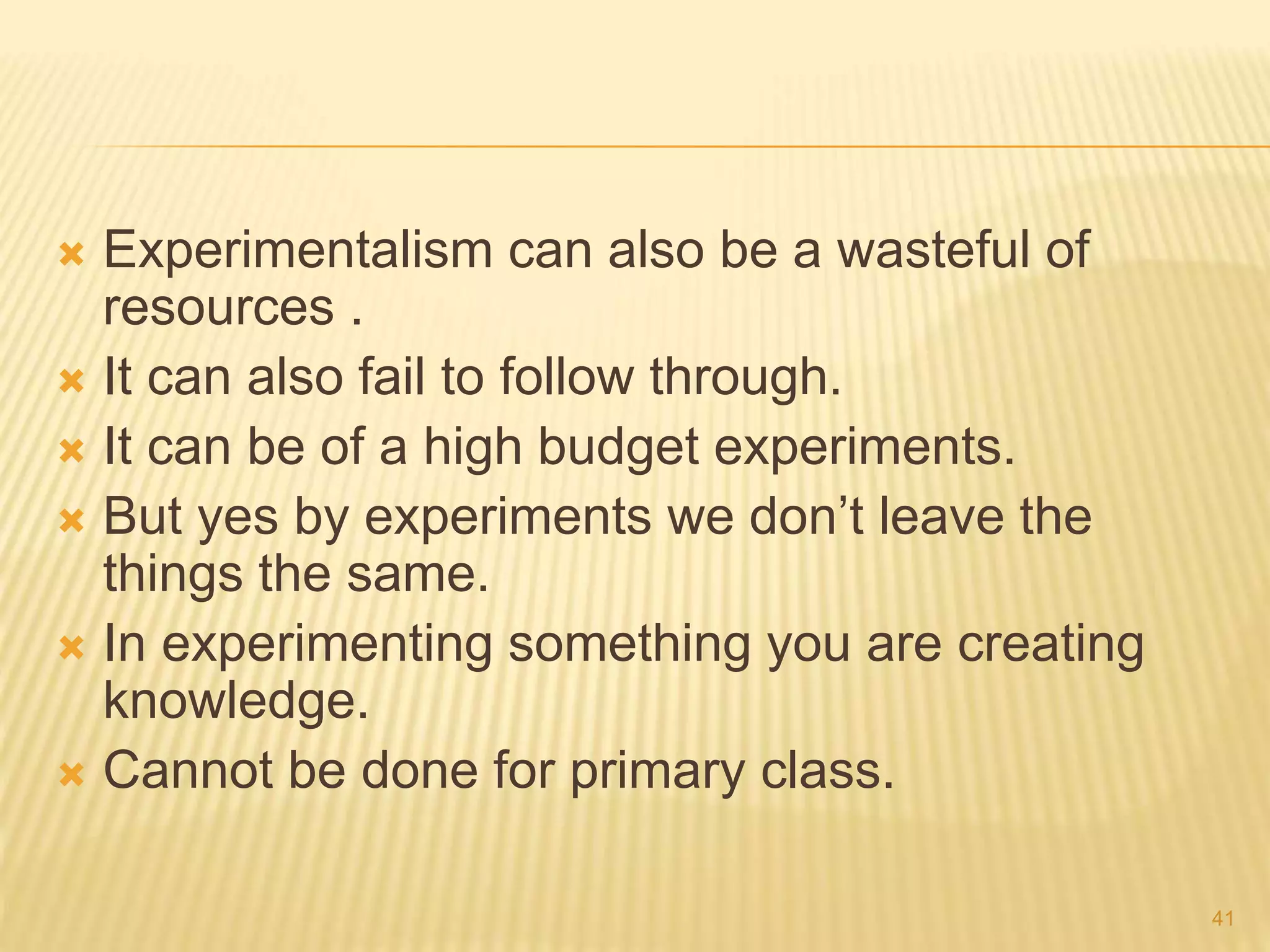 Experimentalism | PPTX