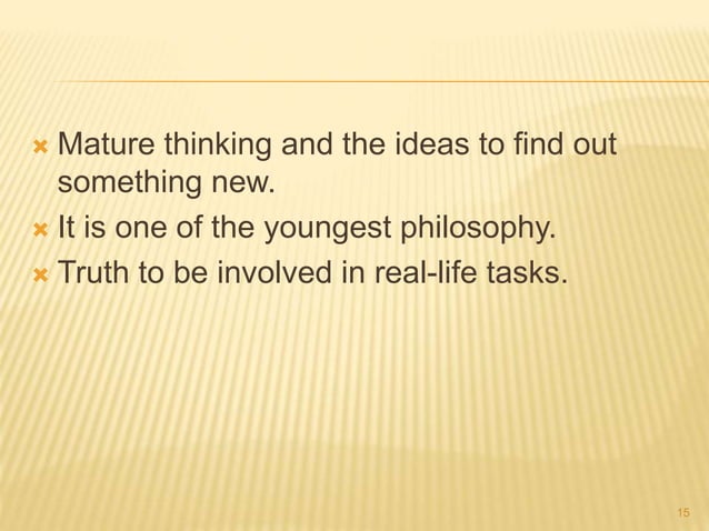 Experimentalism | PPTX | Educational Assessment | Education