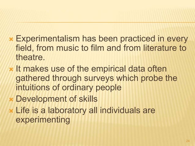 Experimentalism | PPTX | Educational Assessment | Education
