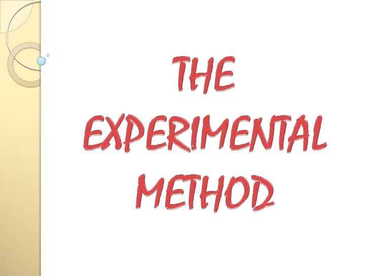 Experimental Method Examples