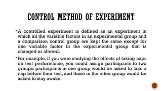 Experimental method for research ppt.pptx