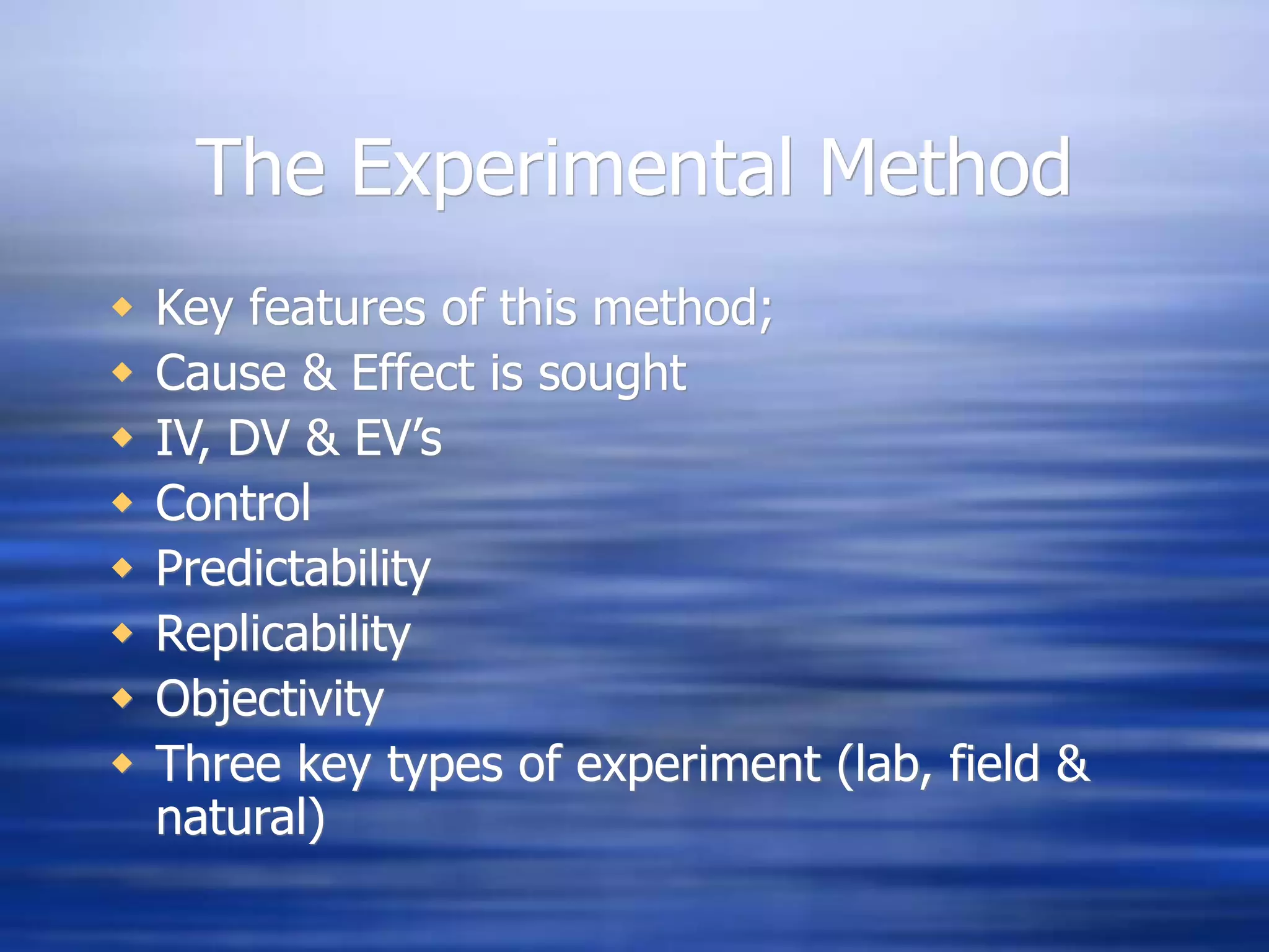 Experimental mtds.ppt