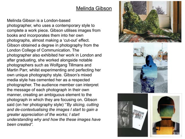 Experimental photography case studies | PPTX | Photography | Arts and ...