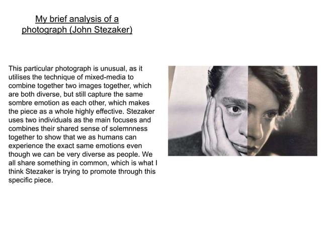 Experimental photography case studies | PPTX | Photography | Arts and ...