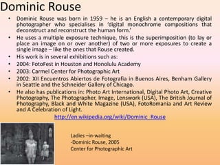 Experimental Photography Case Studies | PPT