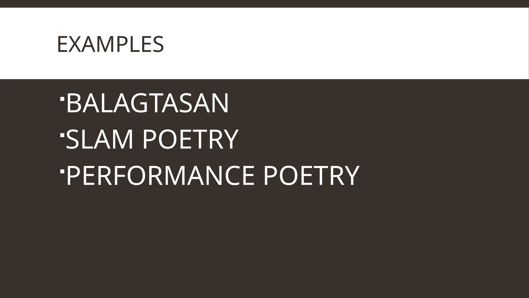 Experimental poetry styles for creative writing learners fiction | PPTX