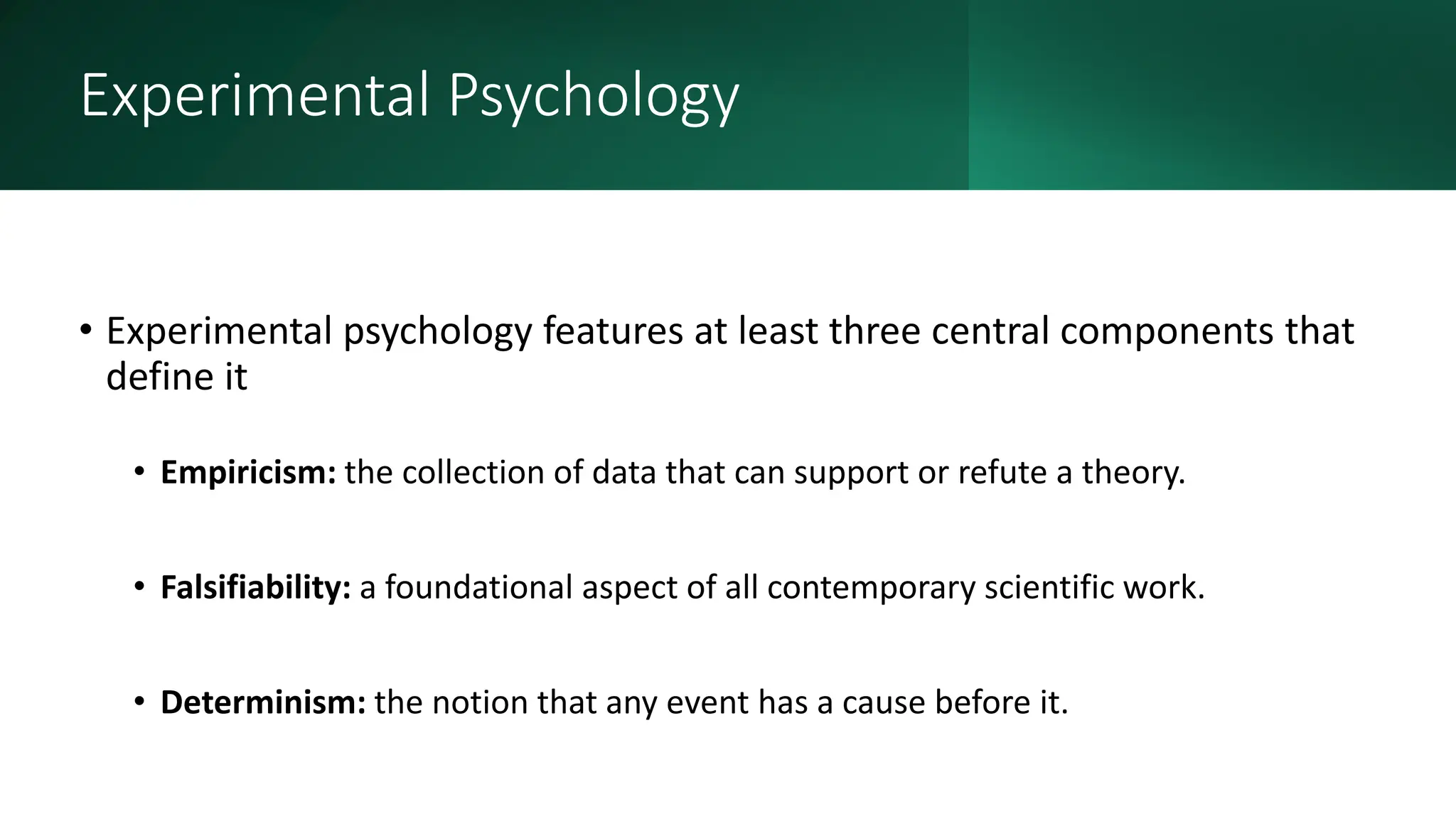 experimental psychology . Unit 1 PPT.pdf