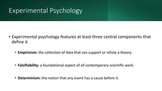 experimental psychology . Unit 1 PPT.pdf