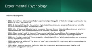 experimental psychology . Unit 1 PPT.pdf