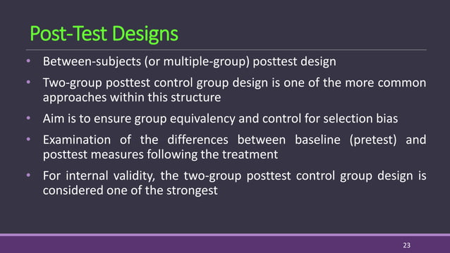 Quasi Experimental Research Designs | PPTX | Science