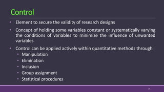 Quasi Experimental Research Designs | PPTX