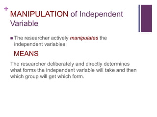 Experimental research | PPTX | Physics | Science