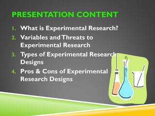 Experimental Research | PPT