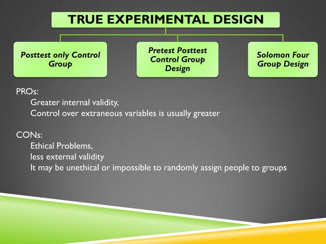 Experimental Research | PPT | Educational Assessment | Education