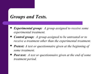 Experimental research | PPT