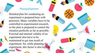 Experimental research method | PPTX