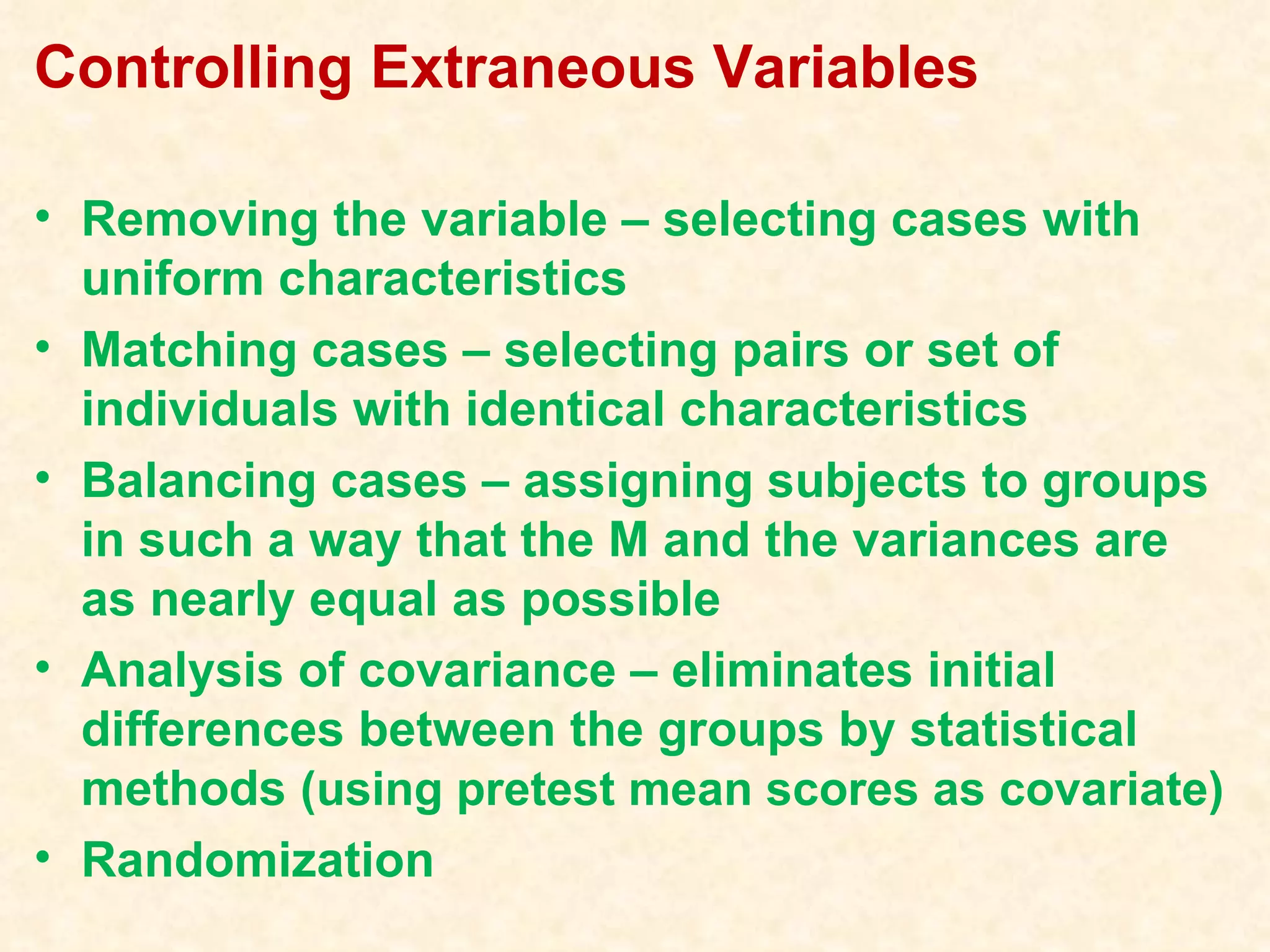 Experimental research sd | PPT