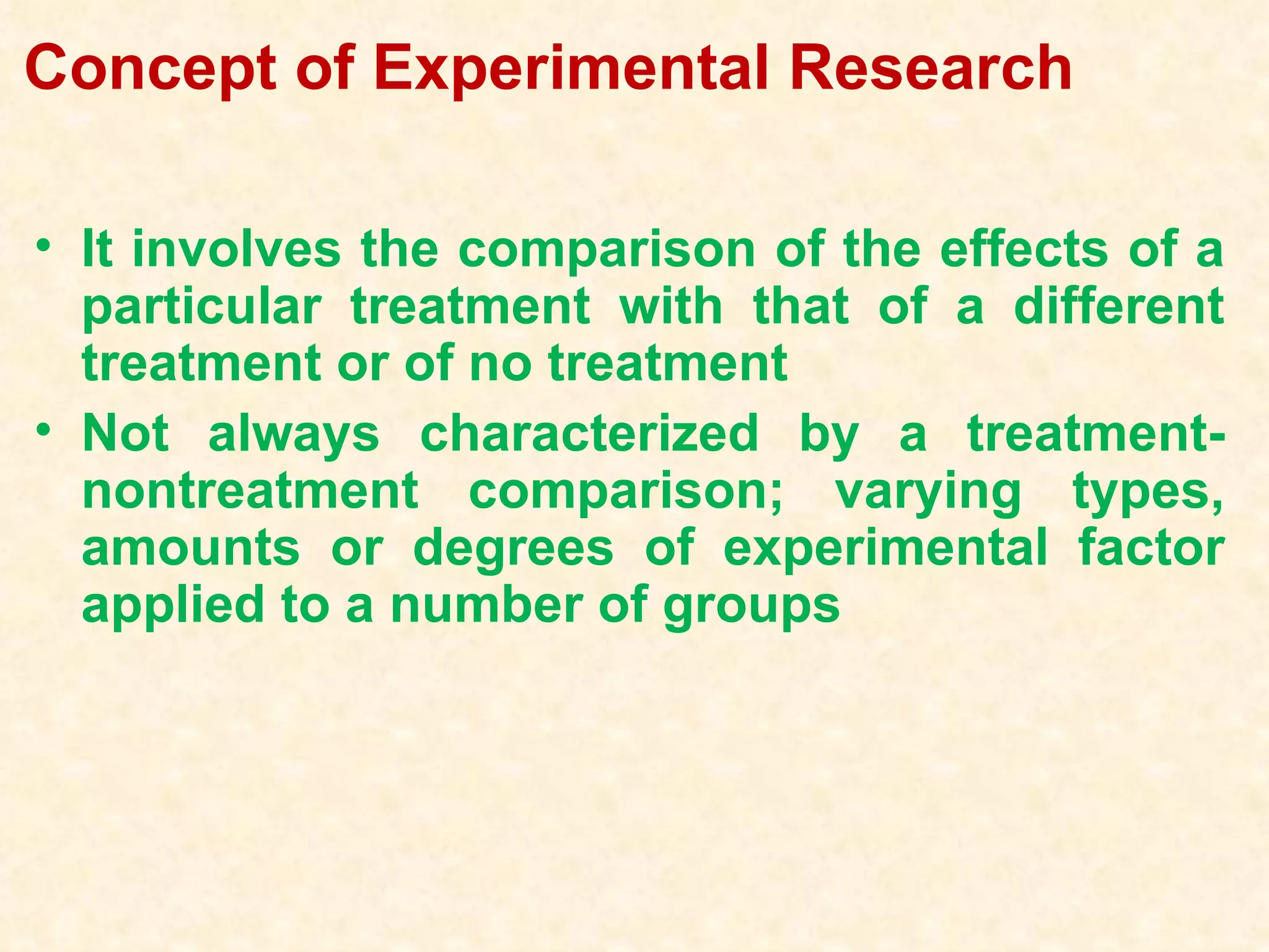 Experimental research sd | PPT