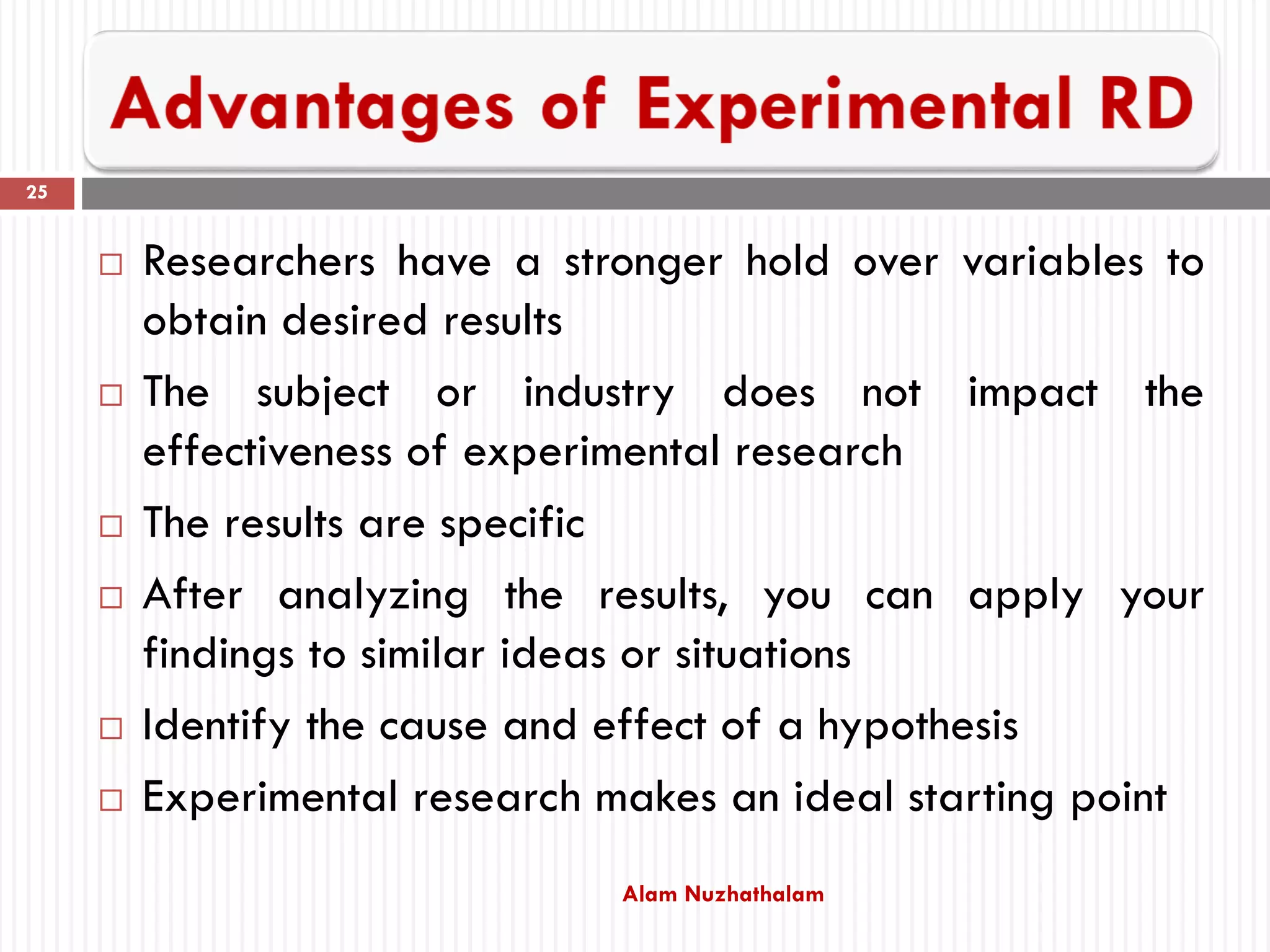 Experimental Research Design (True, Quasi and Pre Experimental Design ...