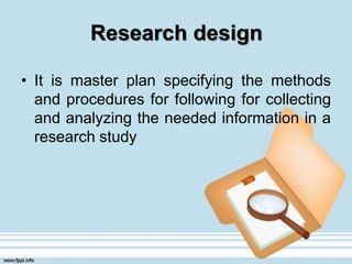 Experimental research Design | PPT