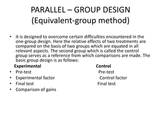 Experimental research ijaz butt | PPTX