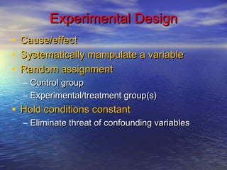 Research Methods in Psychology | PPT