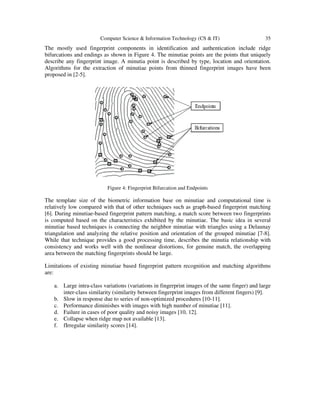 Experimental study of minutiae based algorithm for fingerprint matching | PDF