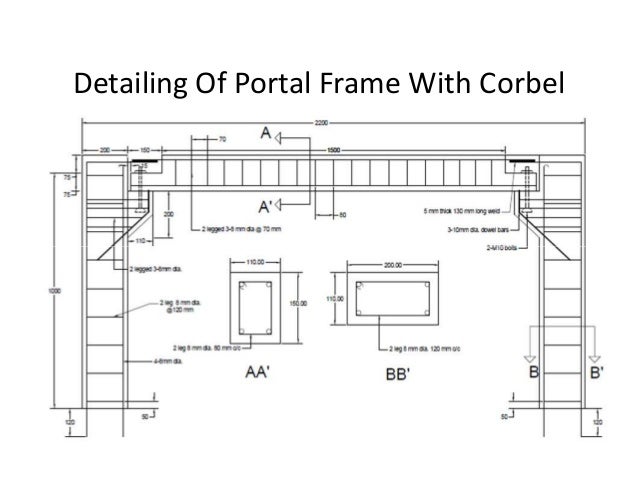 Experimental study of precast portal frame