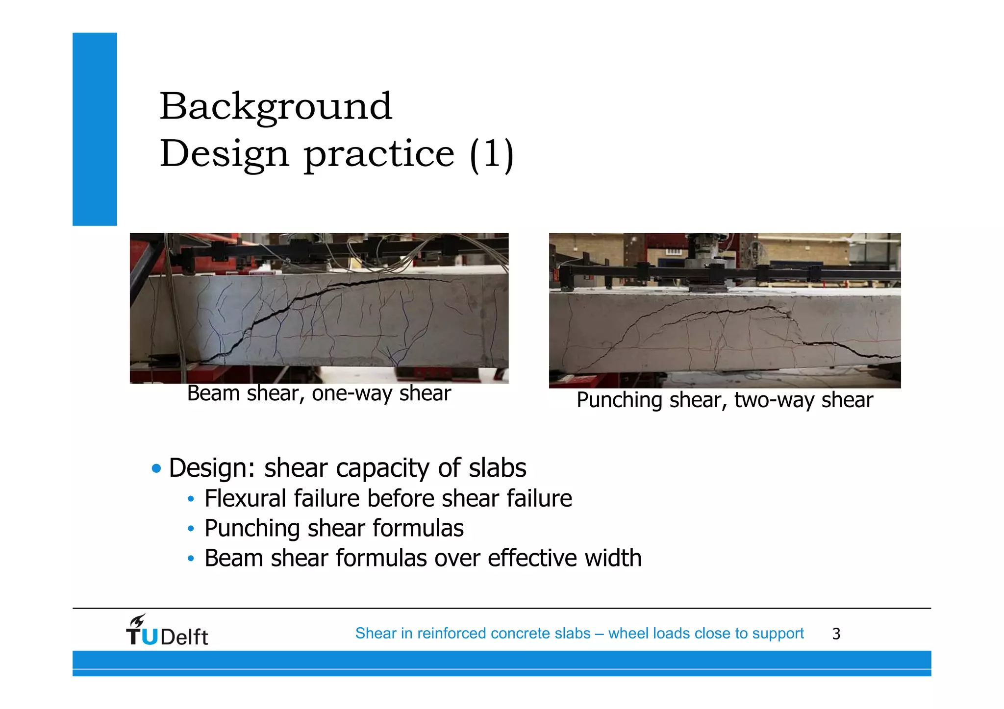 Experimental study of shear in reinforced concrete one way slabs ...
