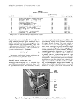 Experimental Study Of The FrictionalPproperties Of Friction | PDF