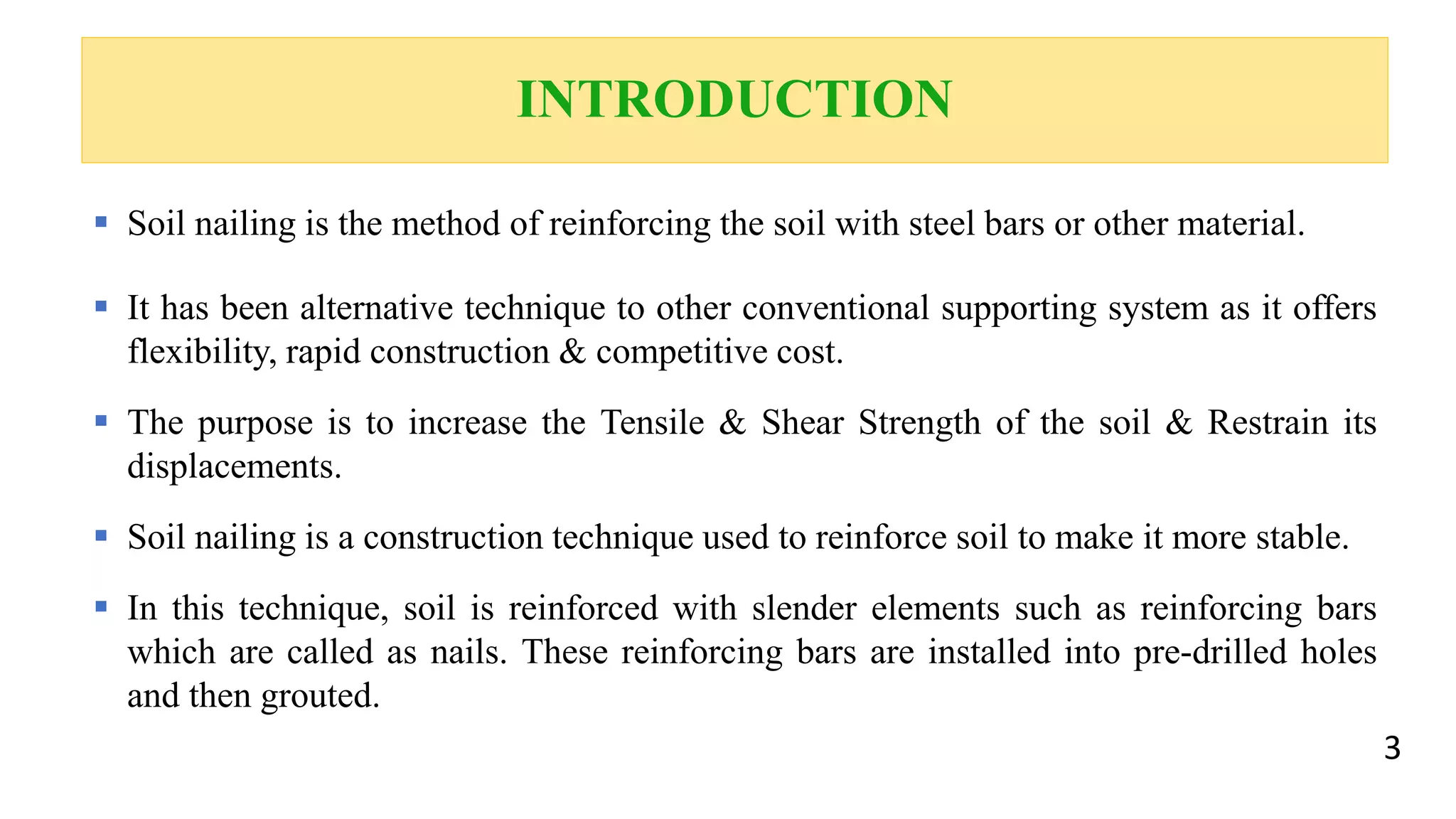 Experimental Study on Soil Nailing.pptx | Nail Care | Beauty