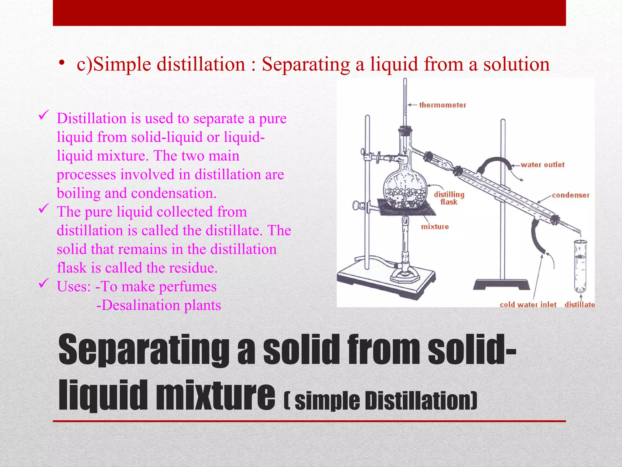 Science chemistry @ Separation and purifying methods.ppt | PPT