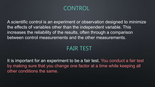 Experimental Variables & Video Practice | PPT