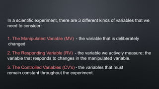 Experimental Variables & Video Practice | PPT